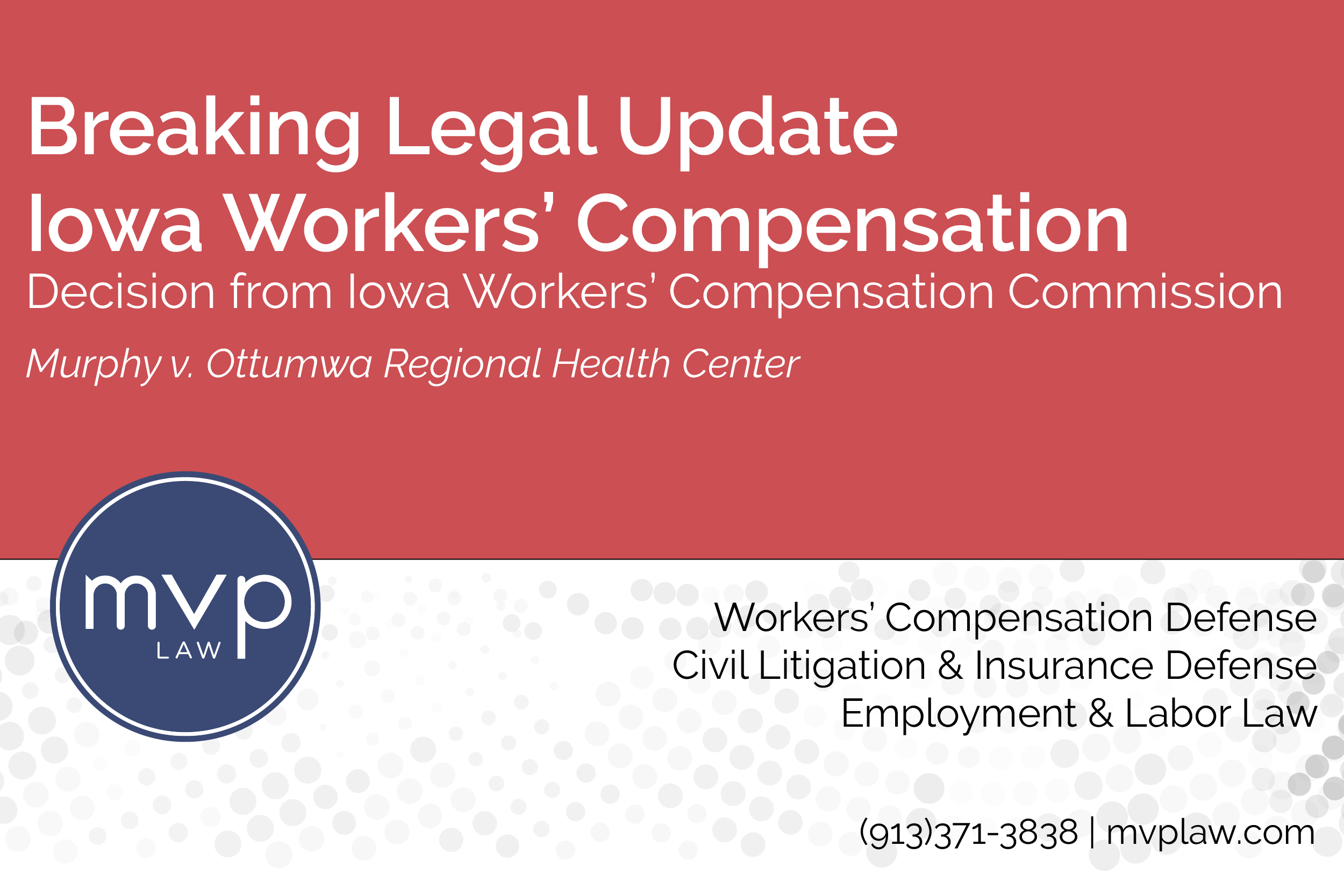 MVP Correctly Explains the Meaning of “Unexplained” In New Iowa Workers ...